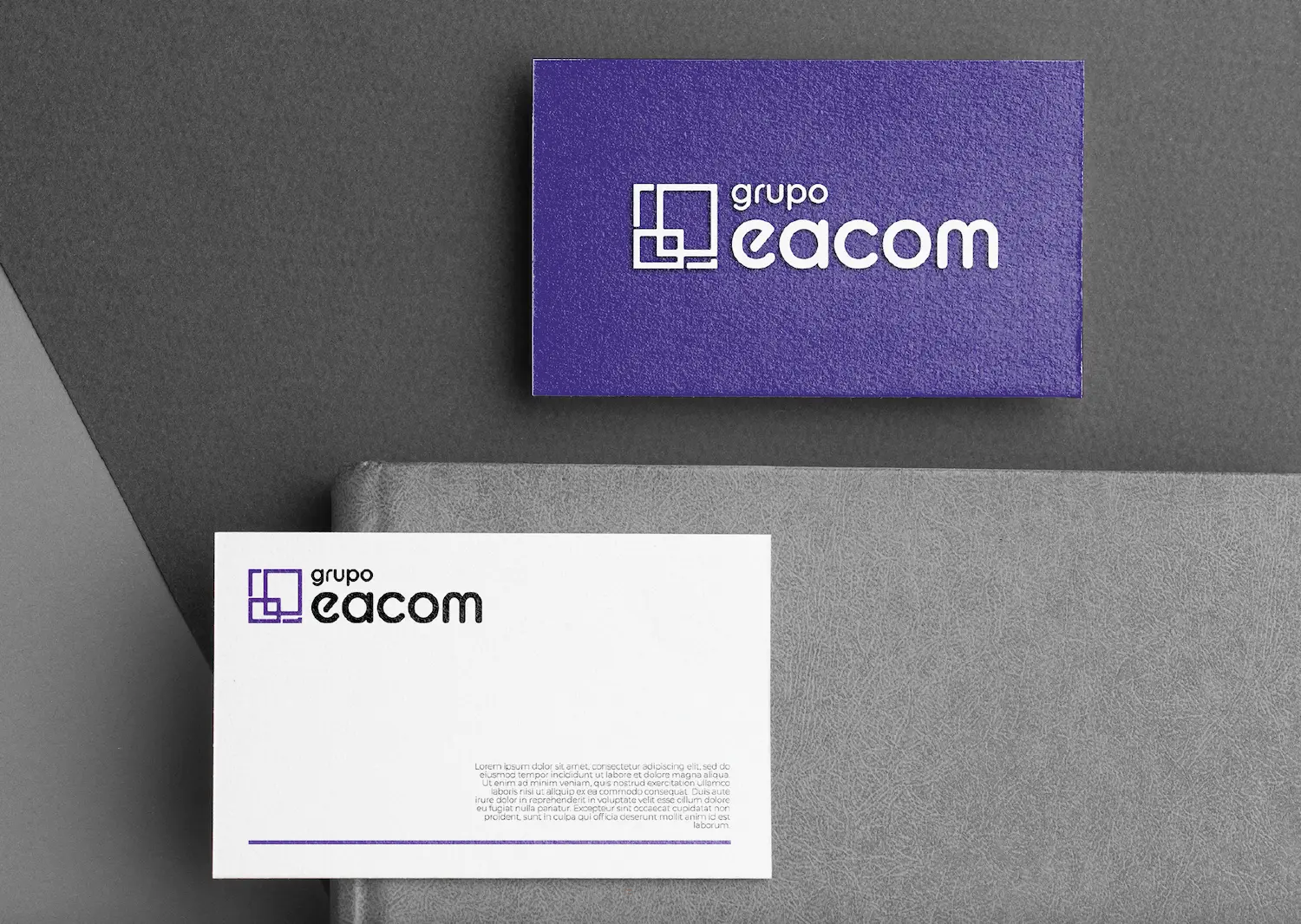 Portfolio Brand identity EACOM - WoW-DesignStudio